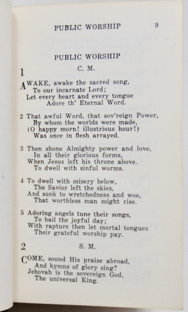 Old Order Mennonite Psalms & Hymns with shape-note tunes – Haaswurth Books